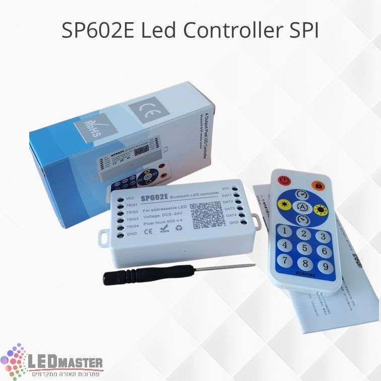 בקר לתאורת לד פיקסל SPI דגם SP602E | לד מאסטר תאורת לד לבית לחנויות ...
