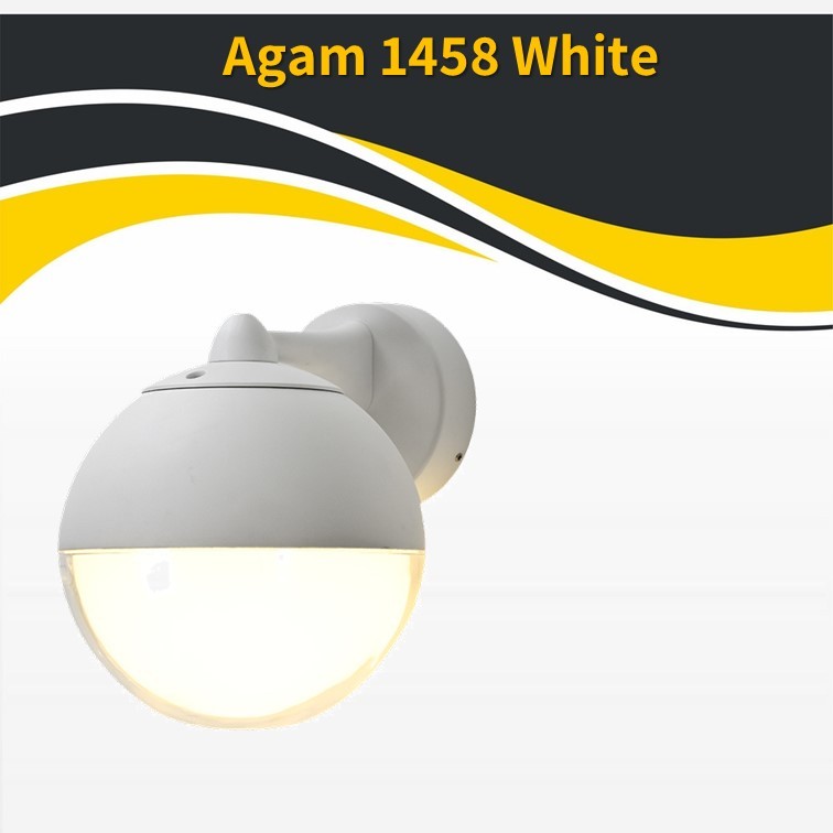 גוף תאורה קיר אגם 1458 לבן LED (25688) 12W | לד מאסטר תאורת לד לבית ...